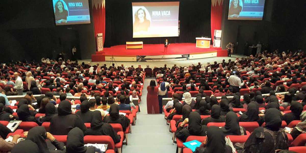 Keynote at the Applied Science University - Bahrain - Nina Vaca